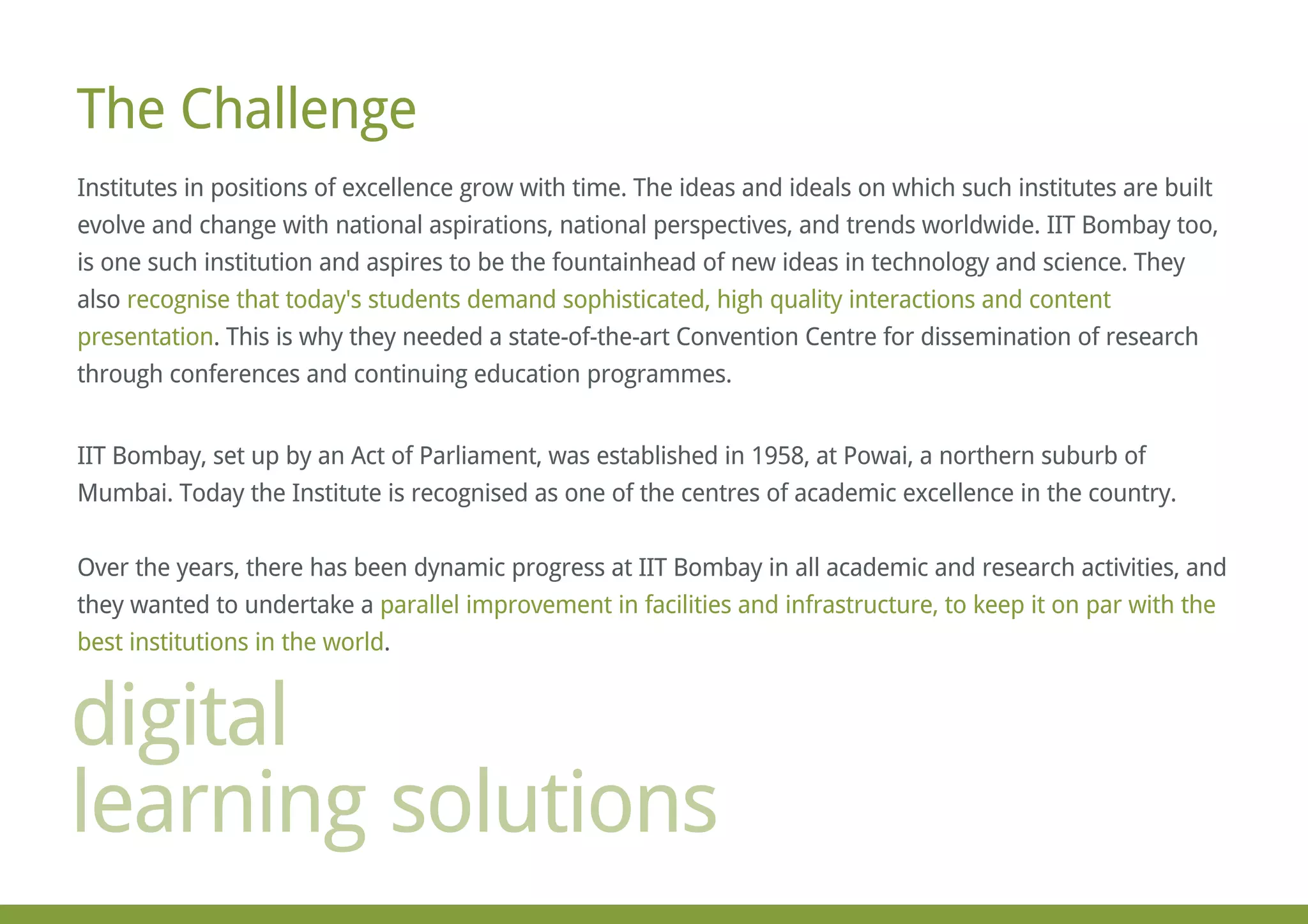 IIT Bombay - Case Study | PDF