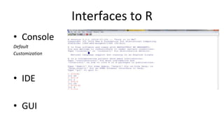 Introduction to R | PPT