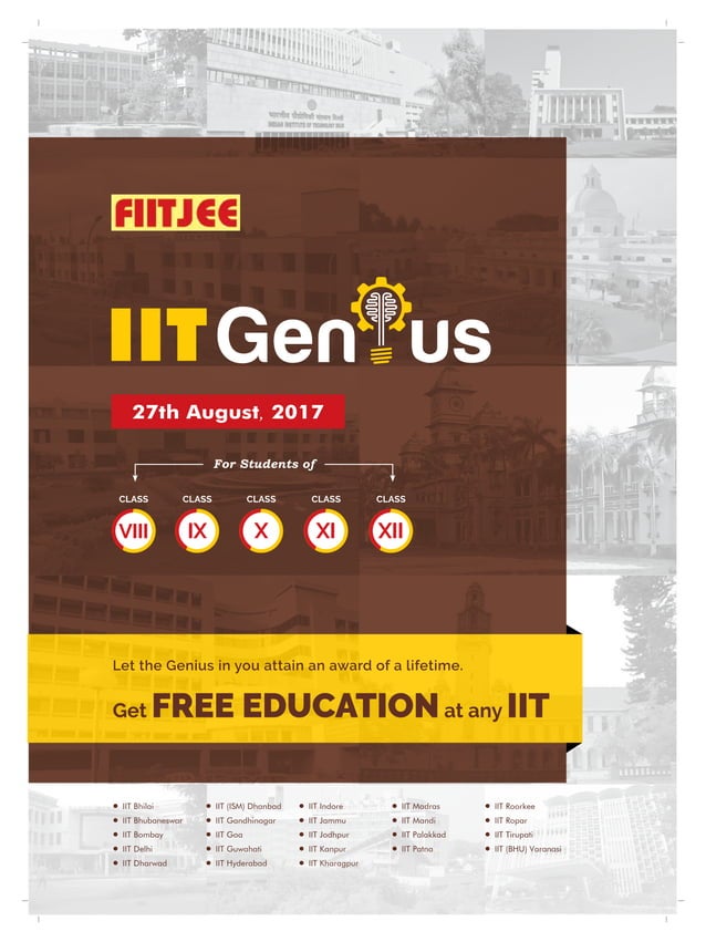 FIITJEE IIT Genius | PDF