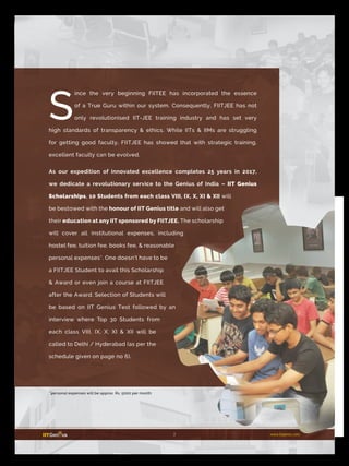FIITJEE IIT Genius | PDF