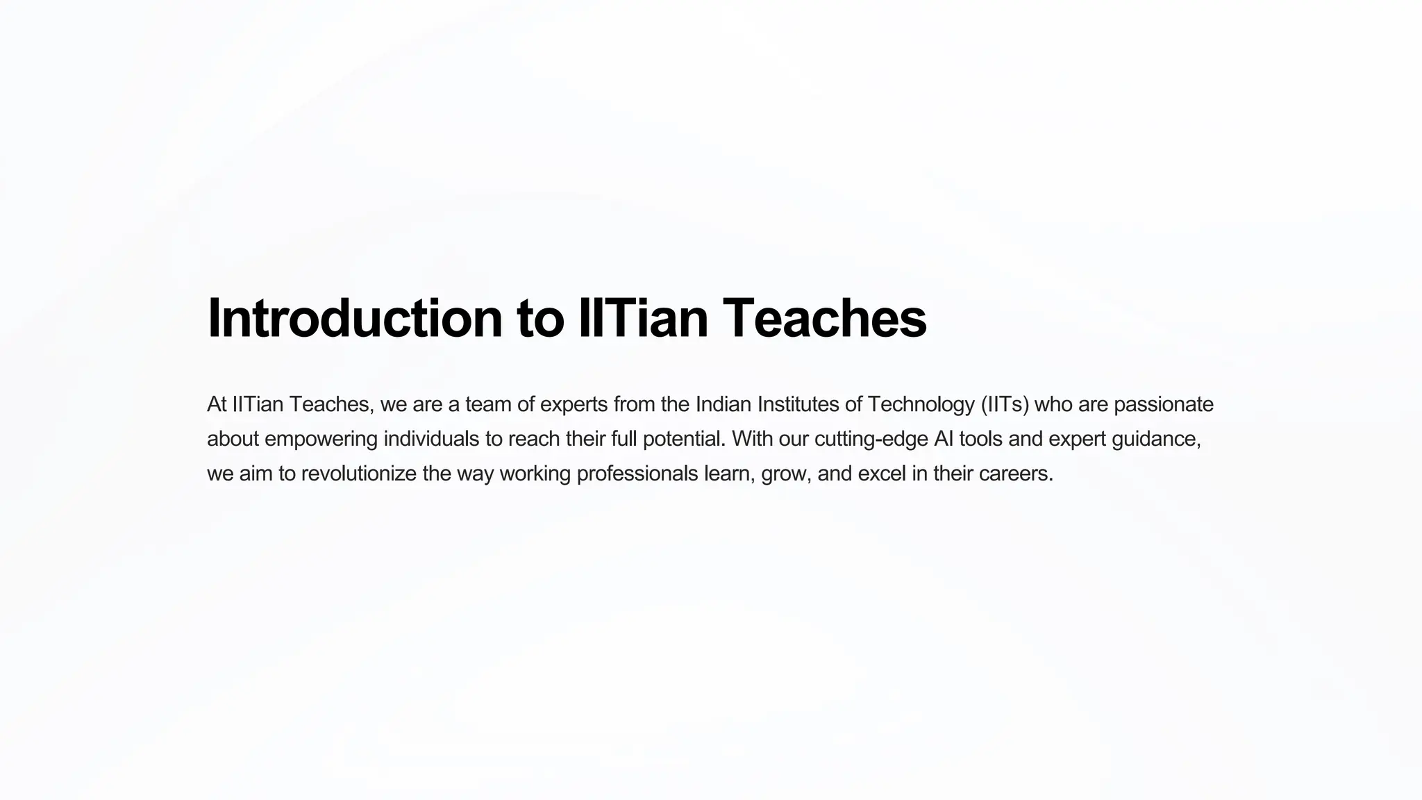 IITian-Teaches-AI-Tools ppt by divya.pptx