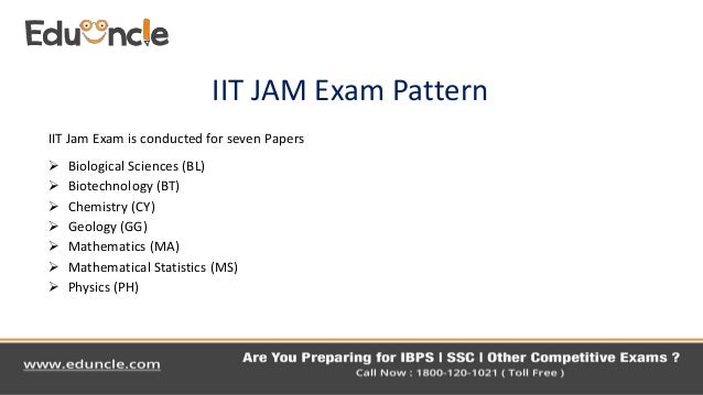 IIT JAM Exam 2017: Important Dates