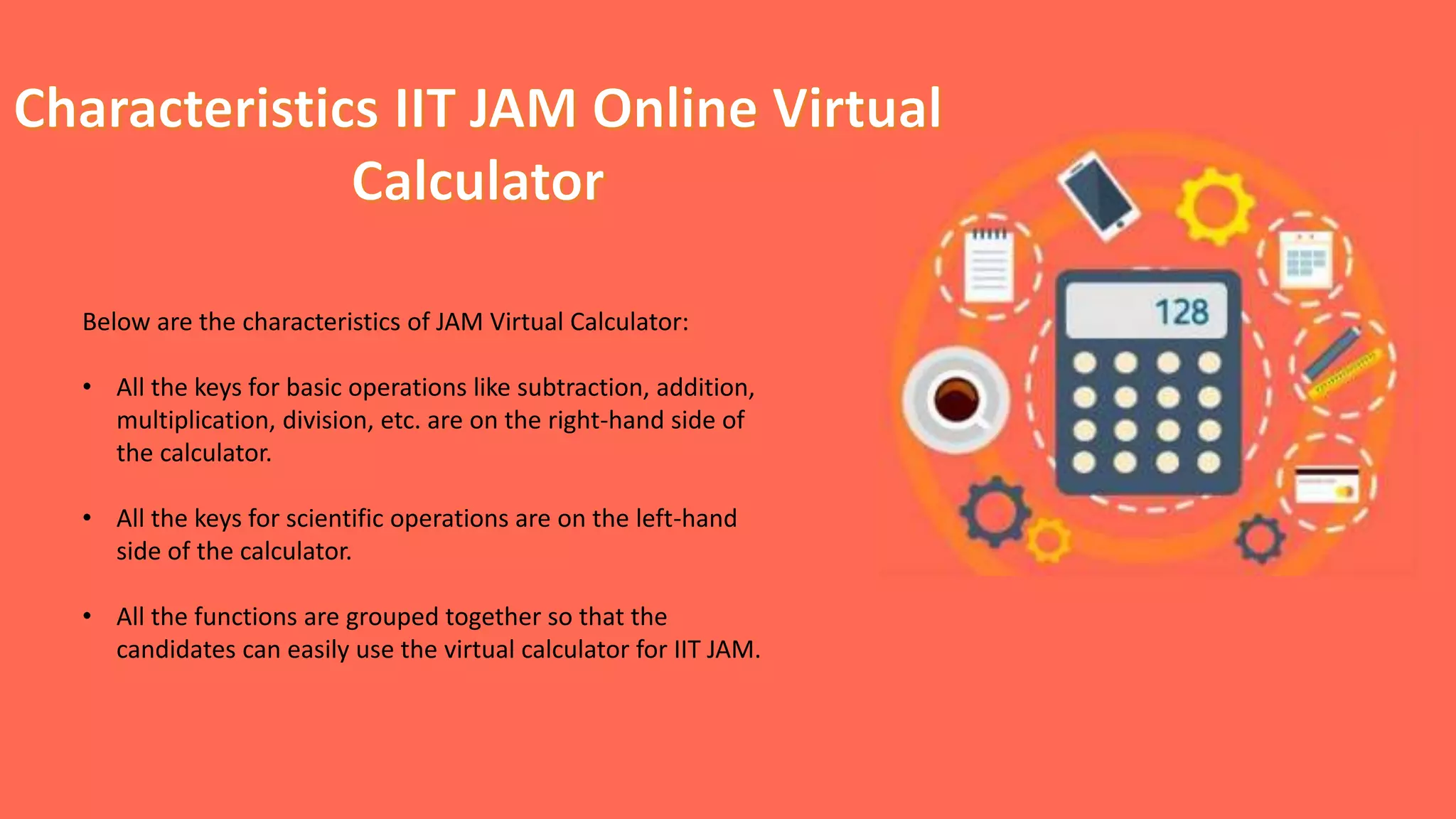 IIT JAM virtual calculator | PPTX