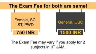 IIT JAM vs GATE Exam | PPTX