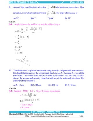 IIT jee advanced 2013 | PDF