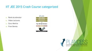 IIT JEE Crash Course | PPTX