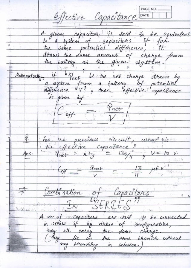 IIT JEE PHYSICS CLASS NOTES BY Er. AMBARISH SRIVASTAVA PART 4