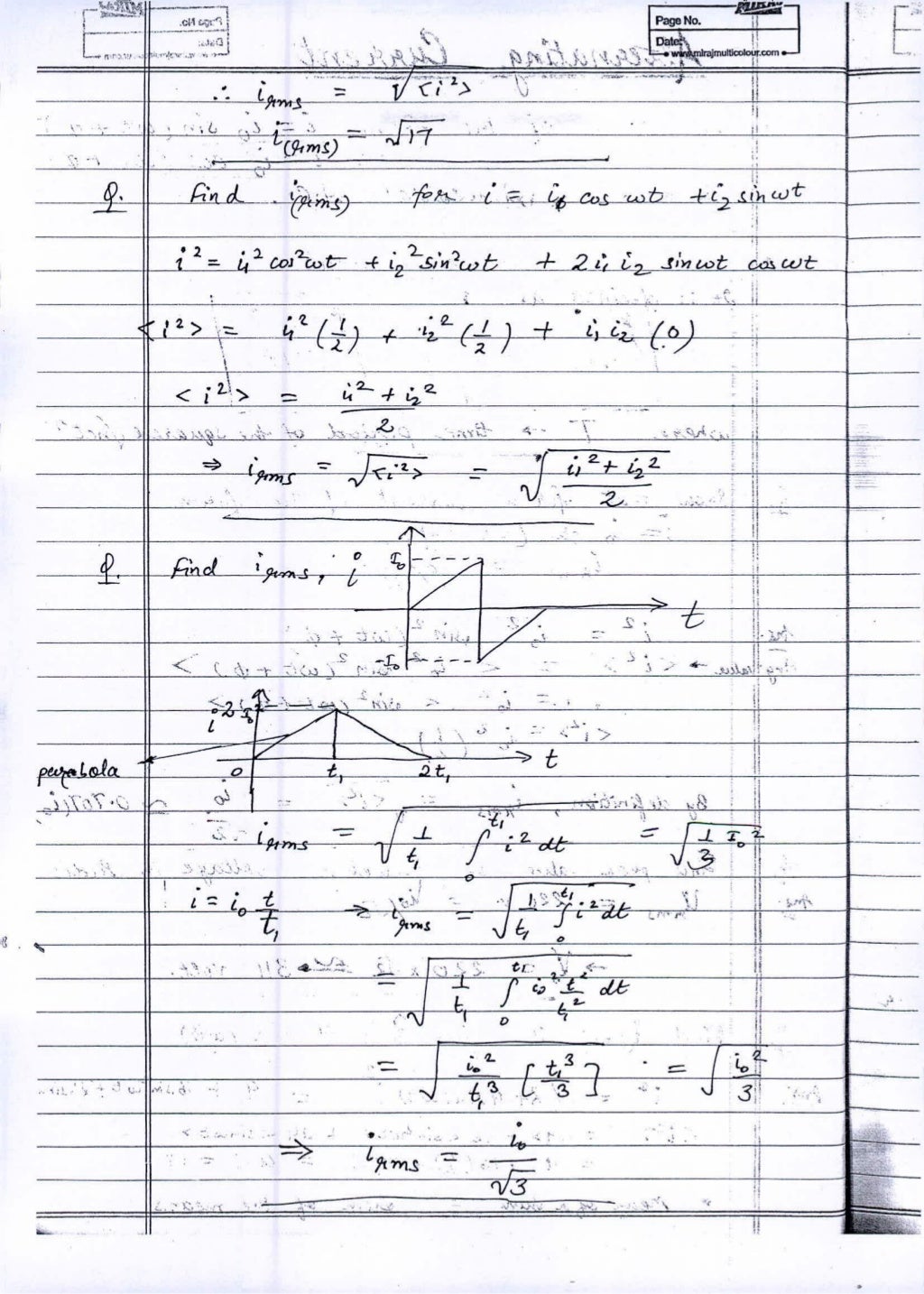 Iit Jee Physics Class Notes By Er Ambarish Srivastava Air 538 Par
