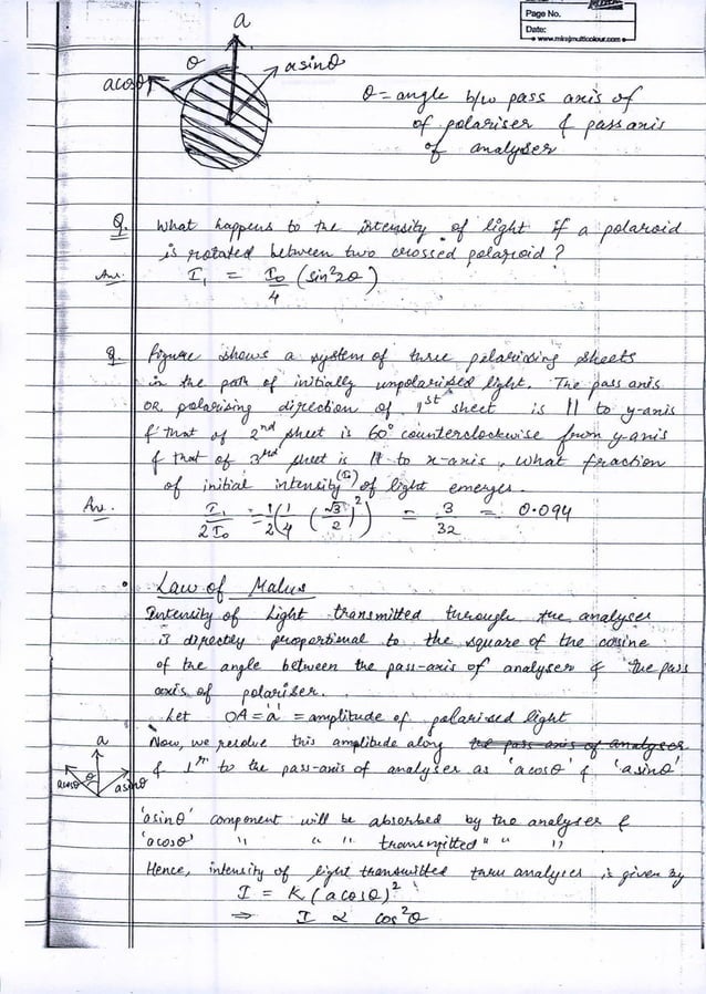 IIT JEE PHYSICS CLASS NOTES UPLOADED BY Er. AMBARISH SRIVASTAVA (AIR ...