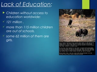 lacking education due to poverty | PPT