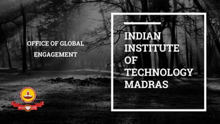 IITM-PRESENTATION.pdf | Postgraduate Education | College Education