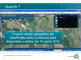 Nuovo viewer geografico del GeoPortale della Lombardia | PPTX