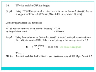 Analysis of Flexible Pavement Using IIT PAVE software | PPTX