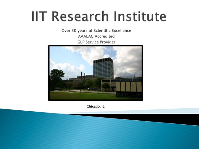 IIT Research Institute | PPT