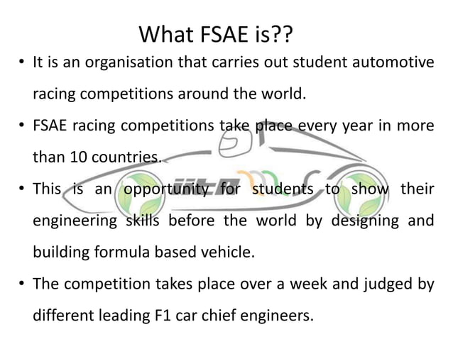 IIT Roorkee Motorsports (IITRMS) | PPT | Free Download