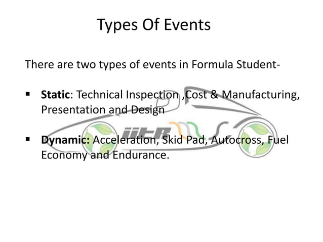 IIT Roorkee Motorsports (IITRMS) | PPT | Free Download