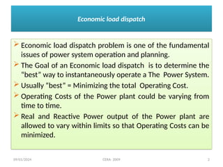 Multiarea security constrained economic dispatch | PPT | Free Download