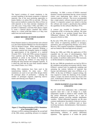 Realistic material damage simulation using real-time Finite Element ...