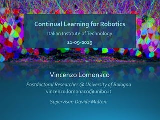 Continual Learning for Robotics | PPT
