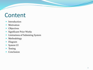 Thesis Project Management system presentation(part 1) | PPTX