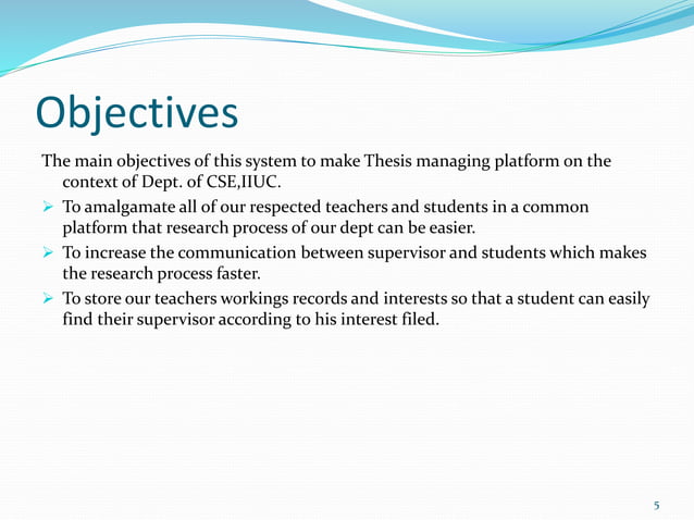 Thesis Project Management System Presentation Part 1 Pptx Computer Software And