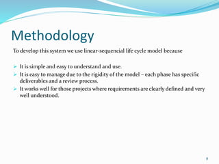 Thesis Project Management system presentation(part 1) | PPTX