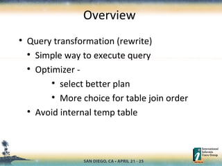 Discover the power of Recursive SQL and query transformation with Informix database | PDF ...