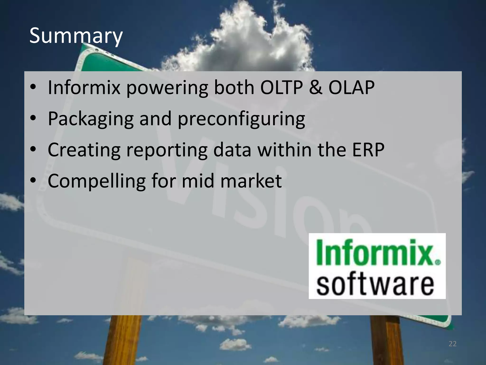 Simultaneous OLTP and OLAP in ERP | PPT
