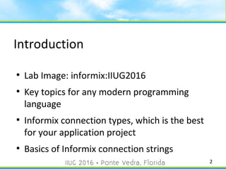 Informix Expedition Through Connectivity | ODP