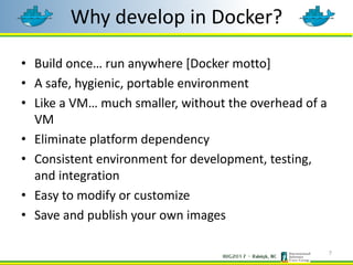 IIUG 2017 Conference - Informix and Docker | PPT