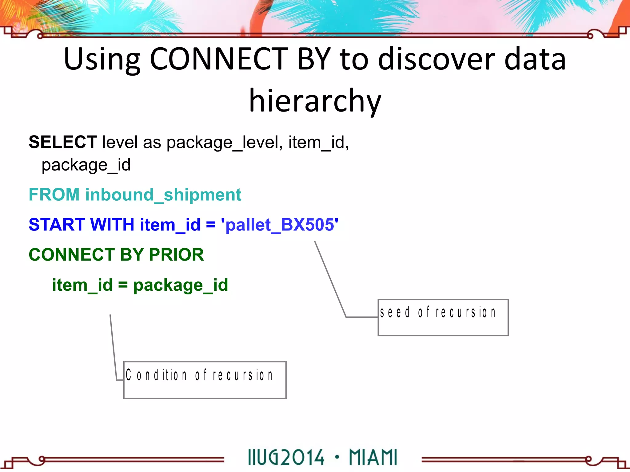 Building A Hierarchical Data Model Using The Latest Ibm Informix Features Ppt