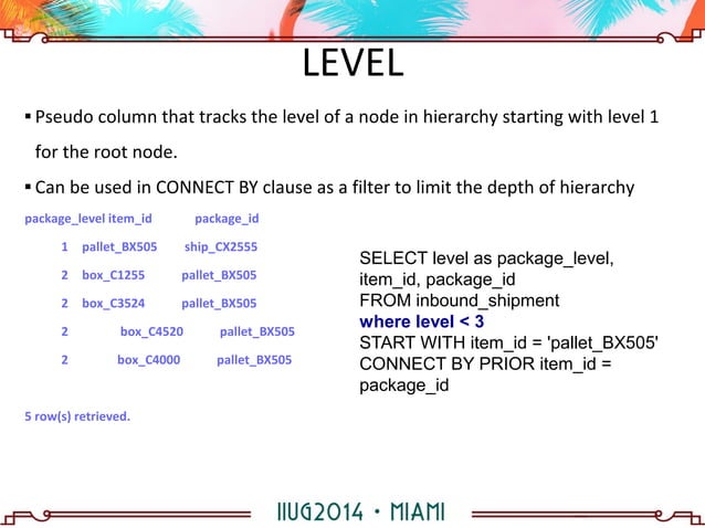 Building A Hierarchical Data Model Using The Latest Ibm Informix Features Ppt