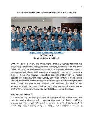 IIUM Graduation 2025-Nurturing Knowledge, Faith, and Leadership.pdf