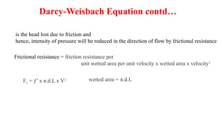 experiment of Major Loss and Darcy-Weisbach Equation .pptx