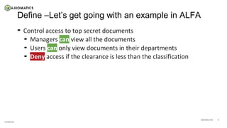 Internet Identity Workshop IIW 2023 - Introduction to ALFA ...