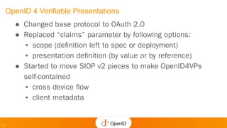 OpenID for Verifiable Credentials (IIW 35) | PDF | Internet | Computing