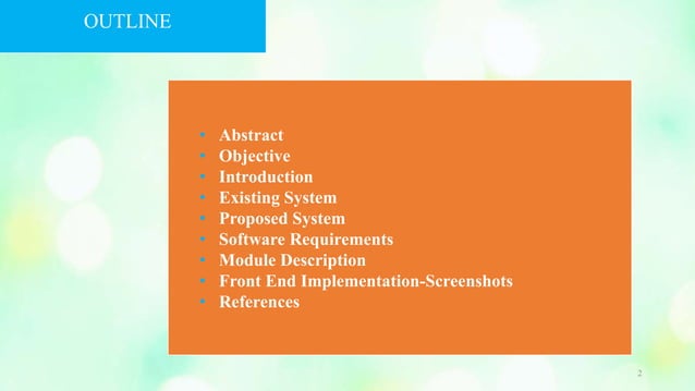 II Year Mini Project First Review ppt template.pptx