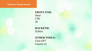 II Year Mini Project First Review ppt template.pptx