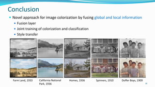[SIGGRAPH 2016] Automatic Image Colorization | PDF | Photo Editing Software | Computer Software ...