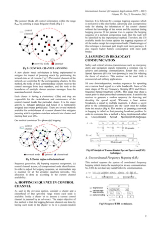 Ij a survey on preventing jamming attacks in wireless communication | PDF