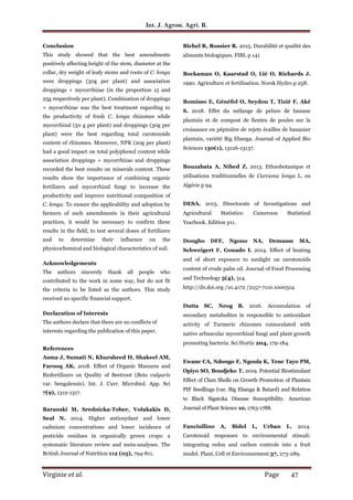 Growth, rhizome yield and biochemical components of turmeric (Curcuma ...