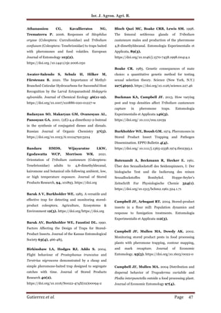 Review on stored grain insect pheromones | PDF