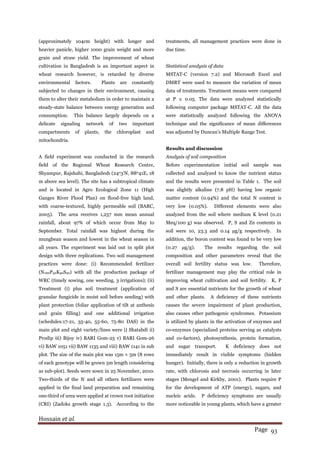 Yield potentials of recently released wheat varieties and advanced lines under different soil ...