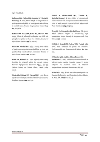 Yield potentials of recently released wheat varieties and advanced lines under different soil ...