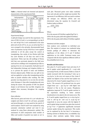 Urea-supergranules and phosphorus application increases irrigated rice ...