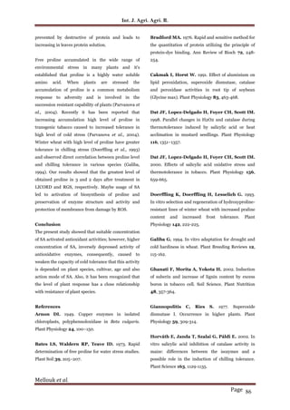 Effects of foliar application with salicylic acid on the biochemical ...