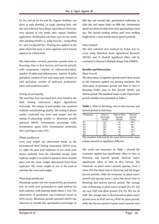 Pruning, cropping pattern and spacing regulation to enhance growth ...