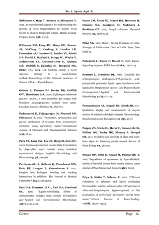 Marine woodborers: A source of Lignocellulolytic enzymes|Ijaar vol-15 ...