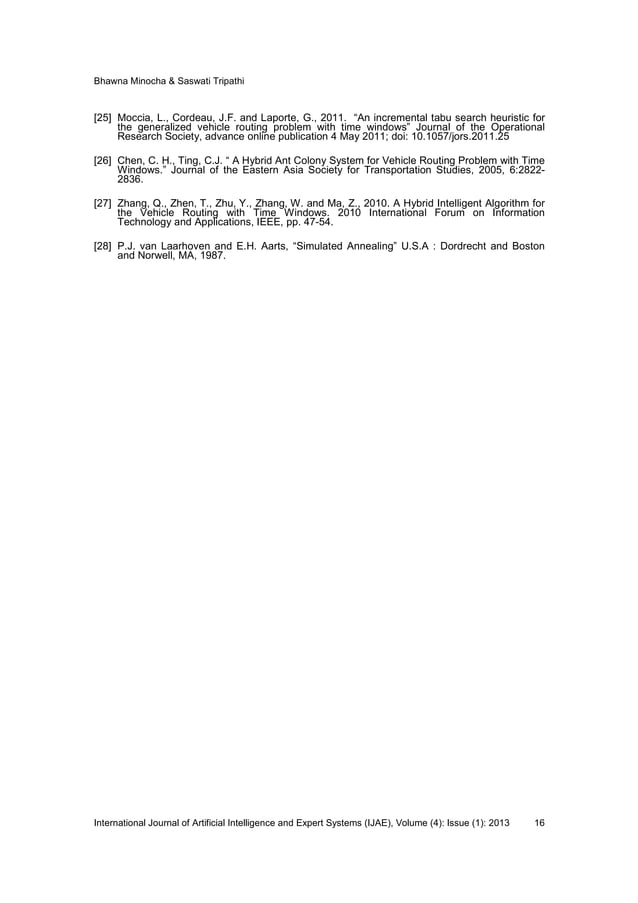 Two Phase Algorithm for Solving VRPTW Problem | PDF Two Phase Algorithm for Solving VRPTW Problem | PDF