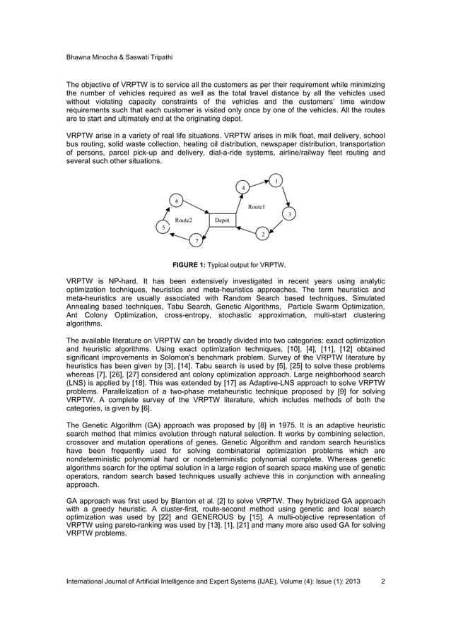 Two Phase Algorithm for Solving VRPTW Problem | PDF